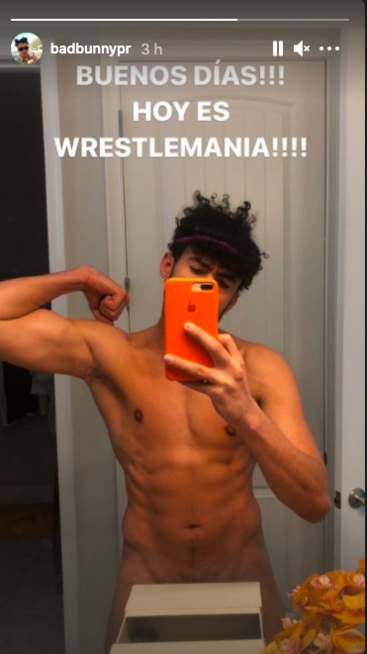 Bad Bunny enciende las redes al subir una foto completamente desnudo – En Cancha