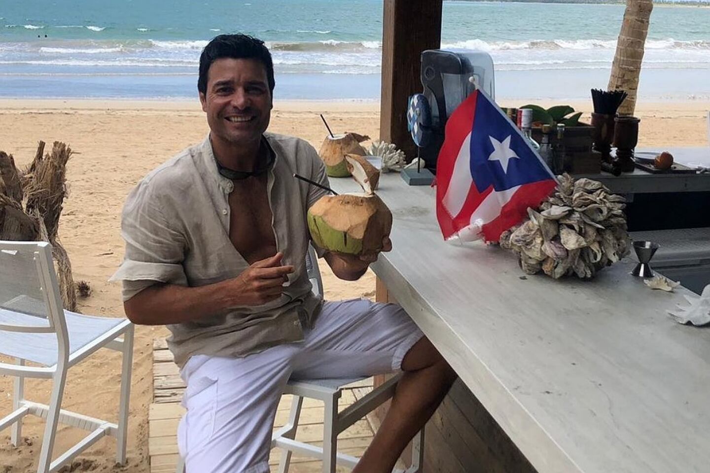 Chayanne festeja su cumpleaños 55